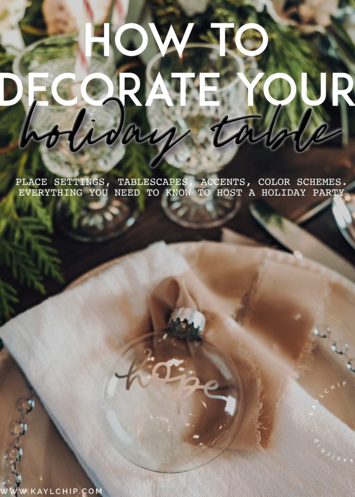 The Ultimate Guide to Decorating Your Christmas Table - Kaylchip
